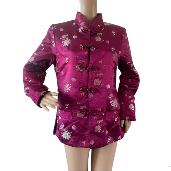 Jackets & Coats | Vintage Chinese Reversible Silk Jacket | Poshmark